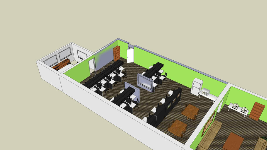 Office setup | 3D Warehouse