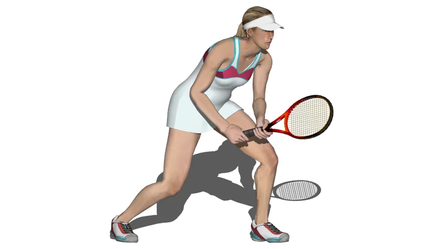 Women_tennis_03 | 3D Warehouse