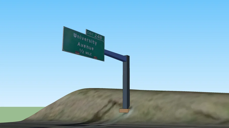 expressway sign | 3D Warehouse