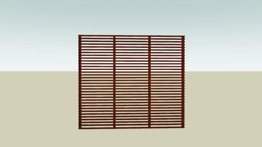 Horizontal Wooden divider | 3D Warehouse