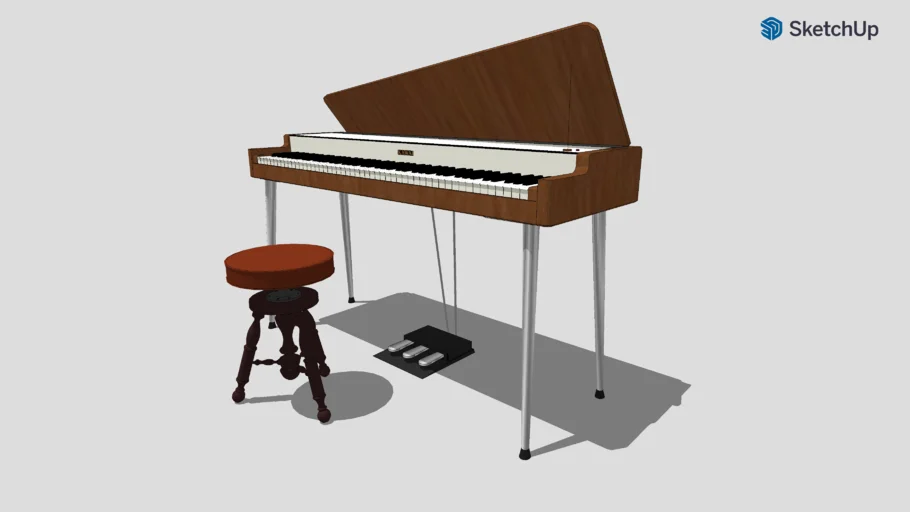 Retro Keyboard Stand | 3D Warehouse