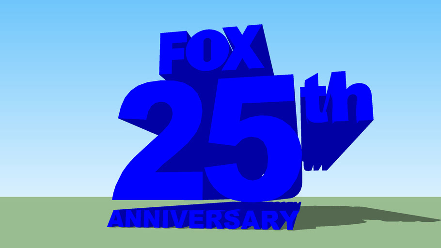 FOX 25th ANNIVERSARY Logo | 3D Warehouse