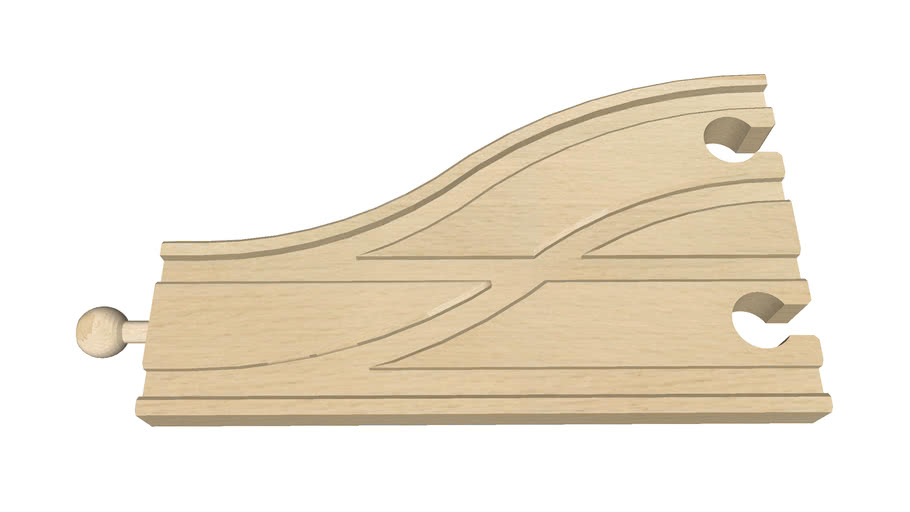 BRIO 33466 Parallel Switch ('G1' Track) | 3D Warehouse