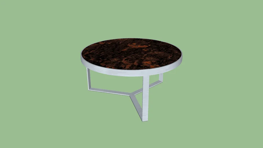 Stainless Steel Marble Table | 3D Warehouse