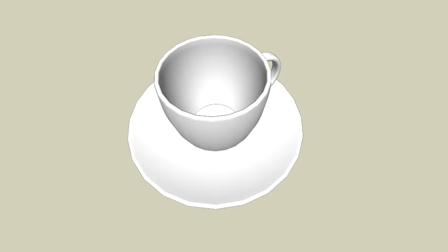 cup&saucer | 3D Warehouse