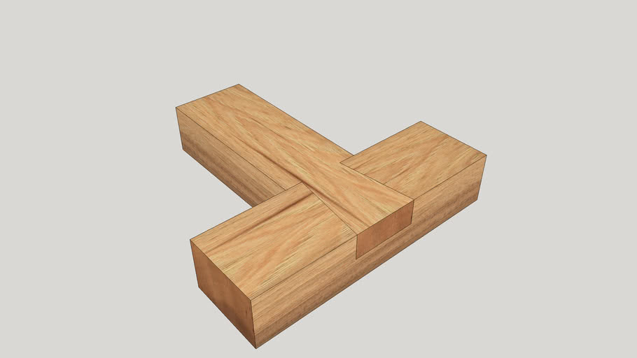 Dovetail Halving Joint | 3D Warehouse