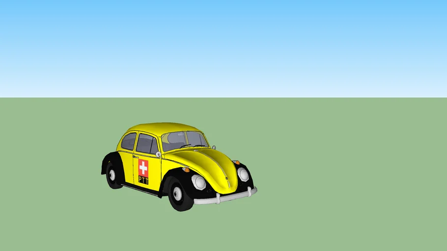 Vw coccinelle 'Schweiz PTT' | 3D Warehouse