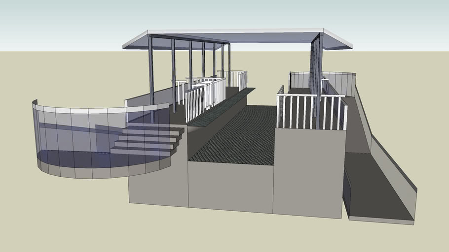 Roller Coaster Station | 3D Warehouse