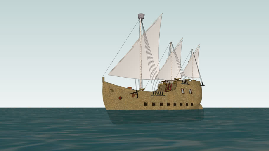 Lateen Rigged Caravel | 3D Warehouse