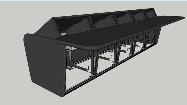 TBC CONSOLE PCR BROADCAST TABLE | 3D Warehouse