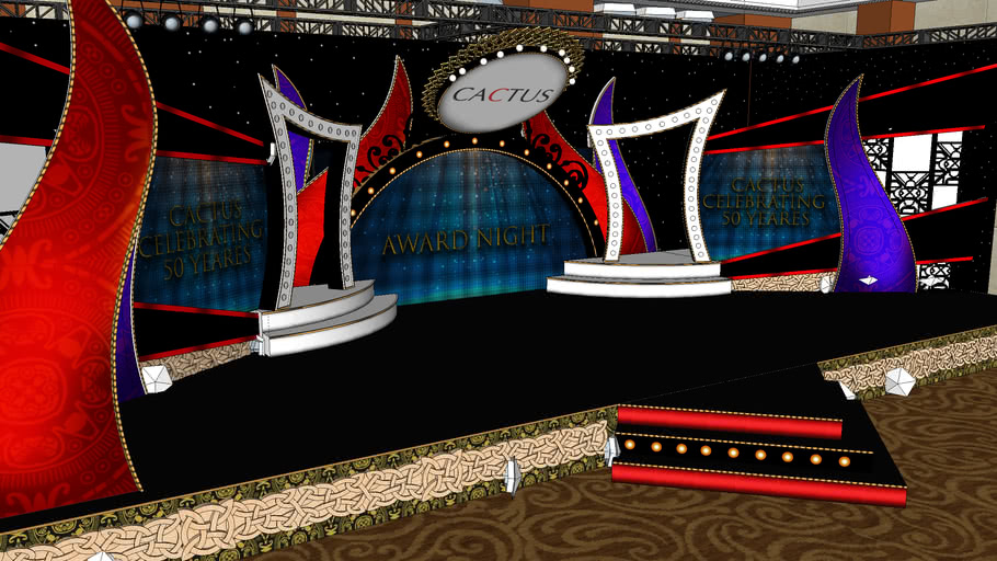 CACTUS Set Design Award Show | 3D Warehouse