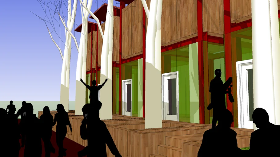 Two Box Community House | 3D Warehouse