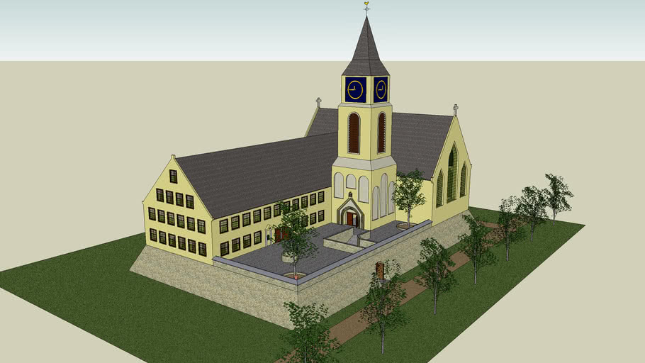 Fortified monastery | 3D Warehouse