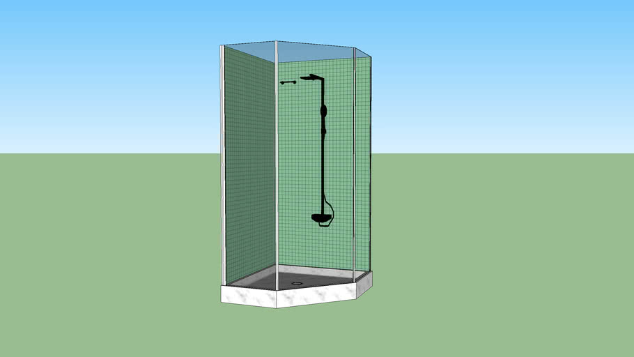 Corner shower | 3D Warehouse