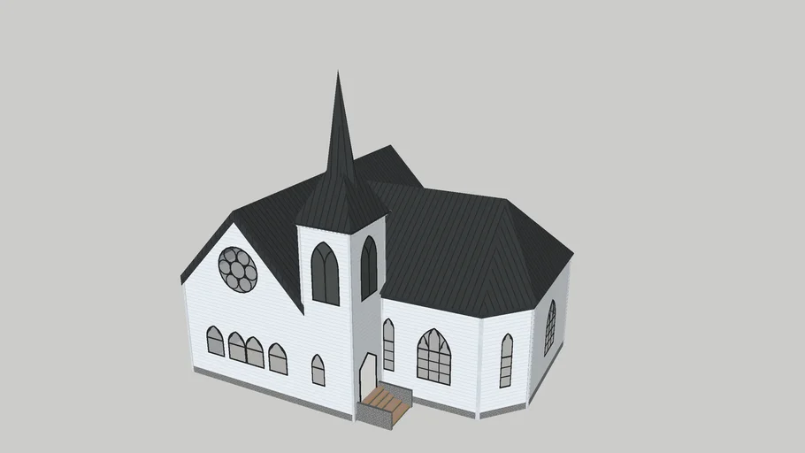 Cardiff Bay Norwegian Church Arts Centre & Coffee Shop | 3D Warehouse