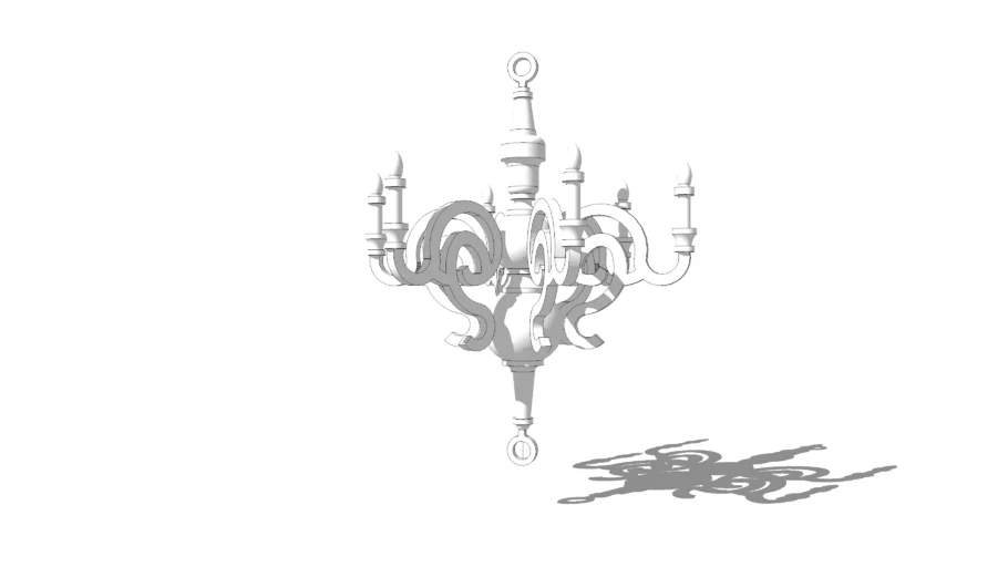 MOOOI Paper Chandelier XXL (design by studio job 2005) | 3D Warehouse