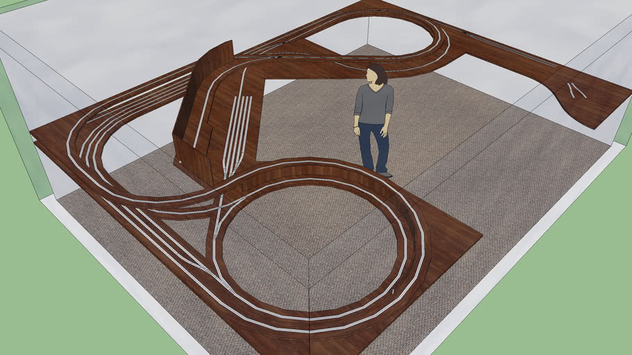 Model Train Layout | 3D Warehouse