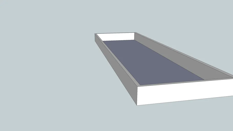 Long Tray | 3D Warehouse