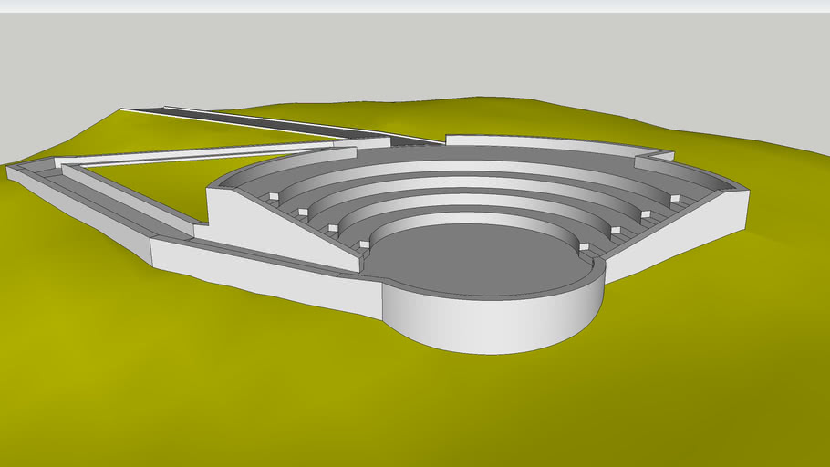Outdoor small amphitheatre | 3D Warehouse
