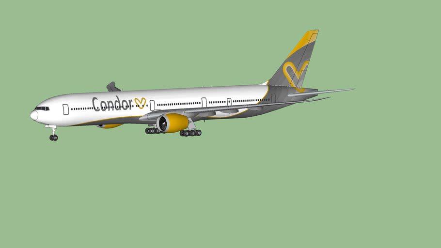 Condor Special livery 777x | 3D Warehouse