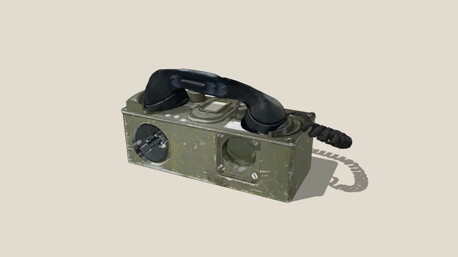 Military_Telephone 군용전화기 | 3D Warehouse
