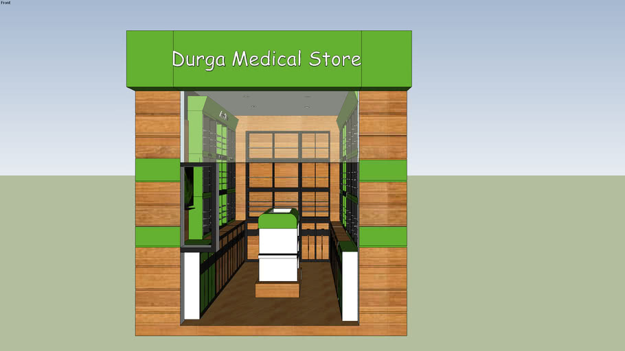 durga medical store | 3D Warehouse