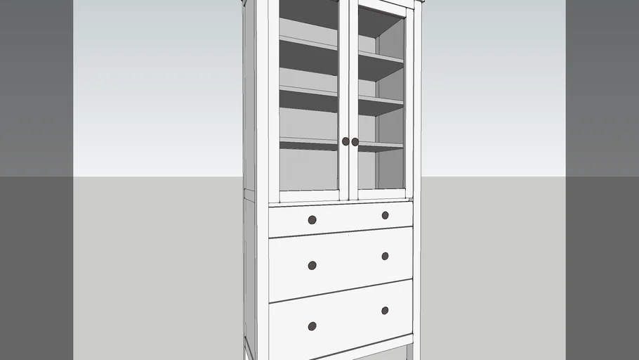 Hemnes biblioteczka | 3D Warehouse