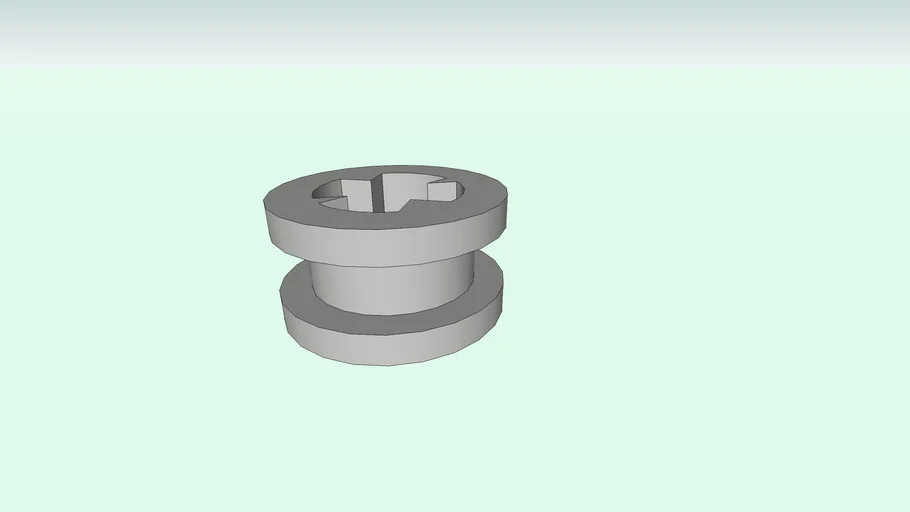 Lego Technic Bushing 4 mm Gray | 3D Warehouse