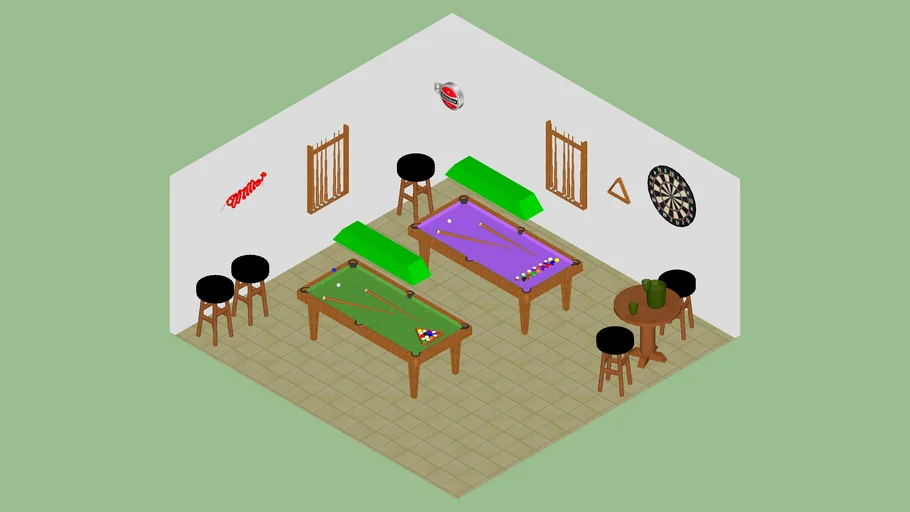 Pool Hall | 3D Warehouse