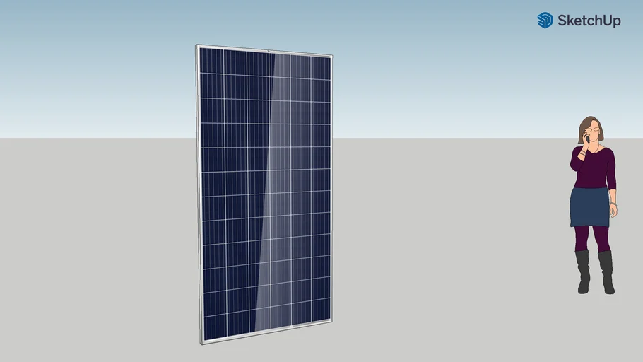 panel fv trina solar | 3D Warehouse