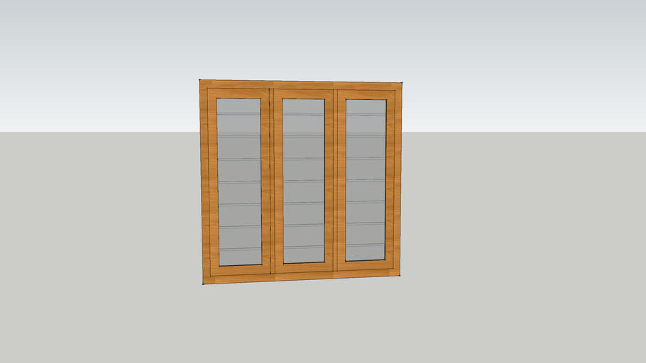 3 Door Glazed window | 3D Warehouse