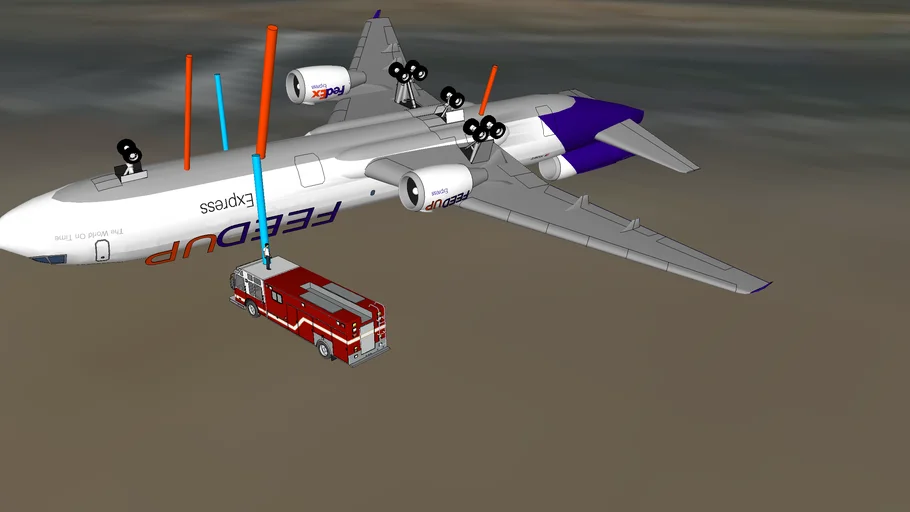 FeedUp Express Flight 80 | 3D Warehouse