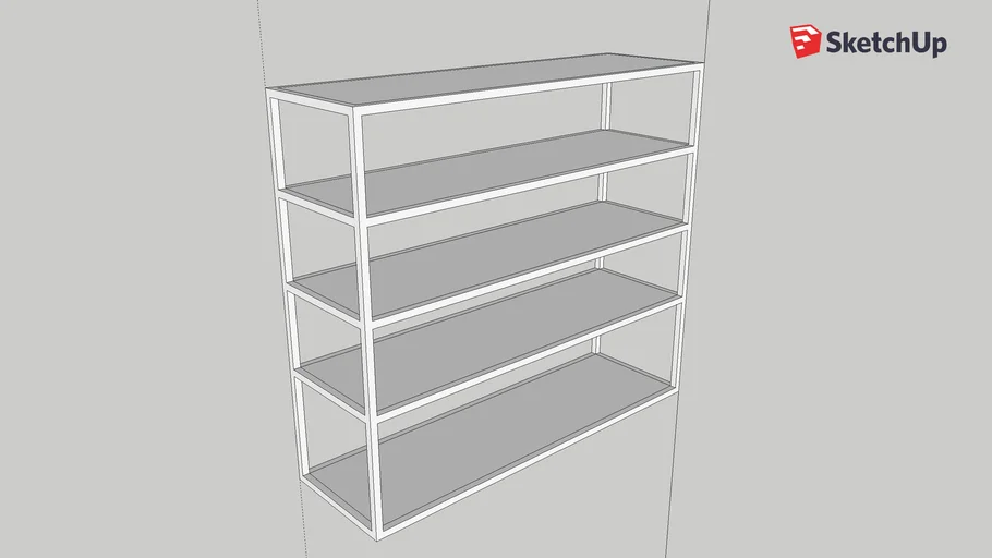 Shoe Shelving Unit | 3D Warehouse