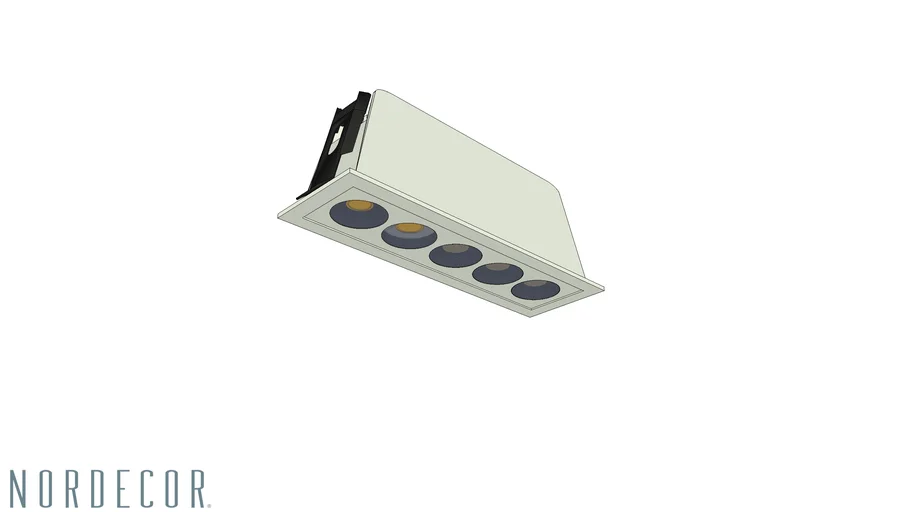 Downlight Led Embutir Powerus 5 Leds | 3D Warehouse