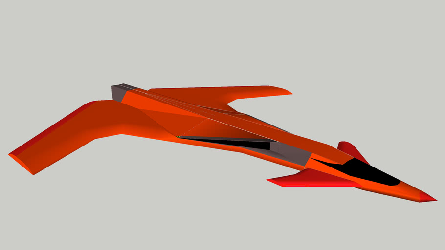 forward swept rc plane | 3D Warehouse