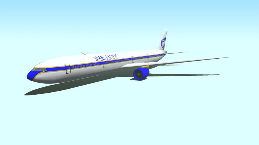 TransPacific Airlines Boeing 777-300ER | 3D Warehouse