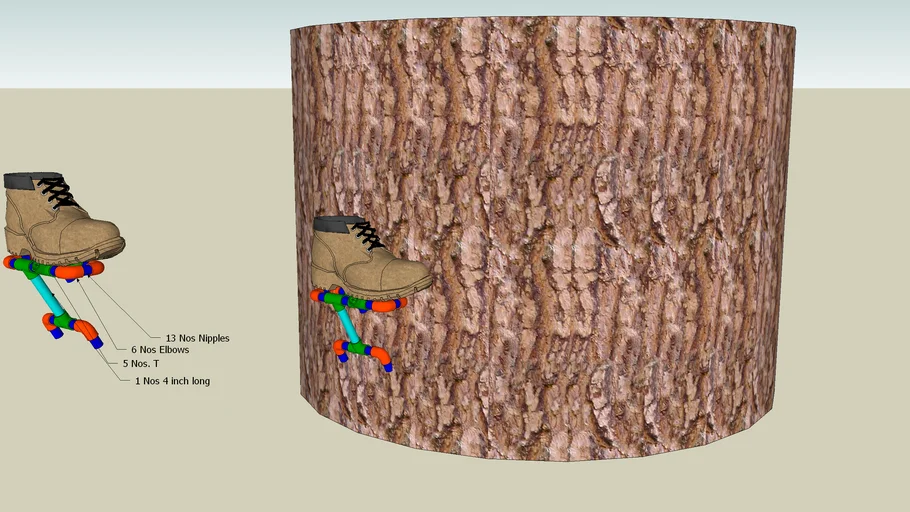 DIY Climbing Tree Spikes | 3D Warehouse