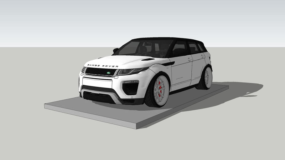Range Rover Evoque Facelift- Stance | 3D Warehouse
