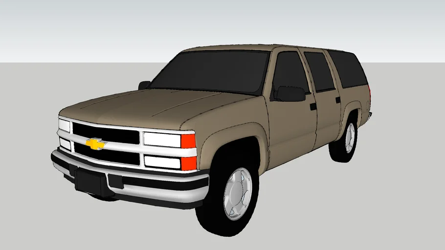 1998 Chevrolet Suburban 1500 | 3D Warehouse