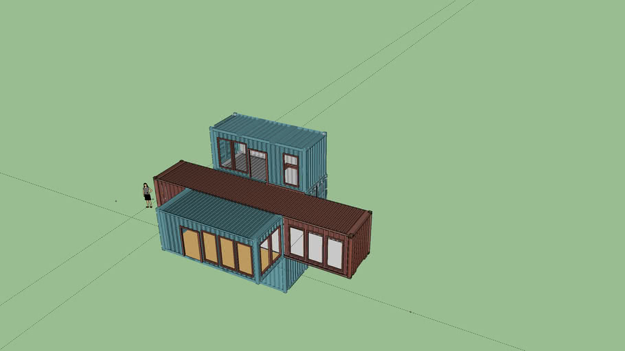 shipping container home | 3D Warehouse