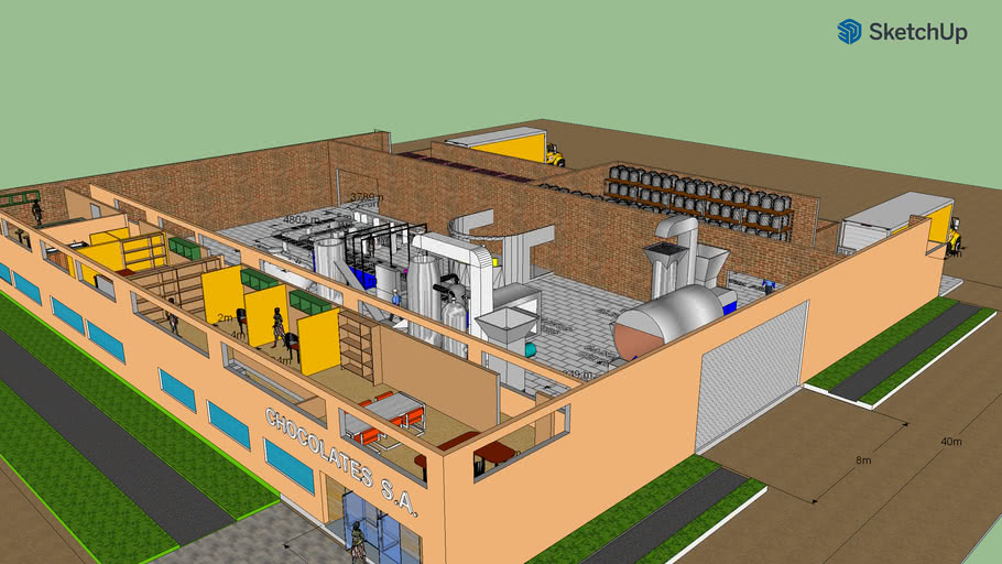 Copy of Fabrica de Chocolate | 3D Warehouse