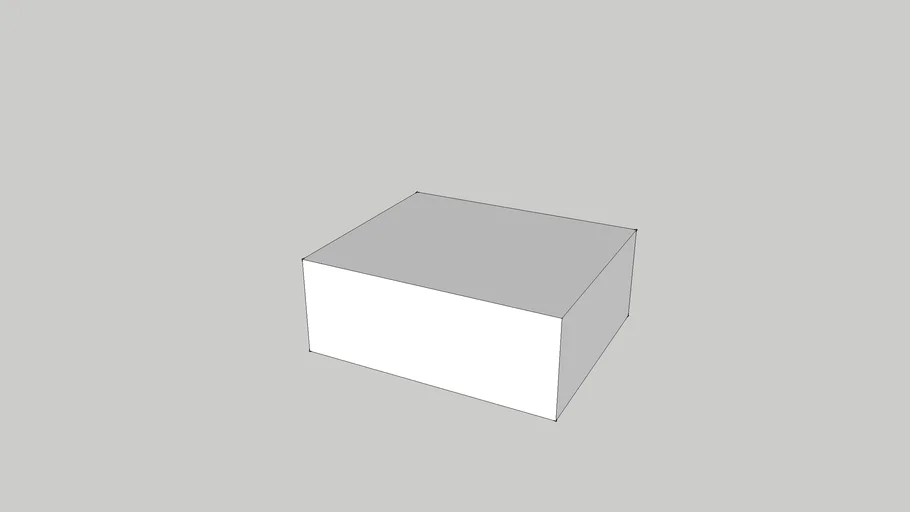 simple white cube | 3D Warehouse