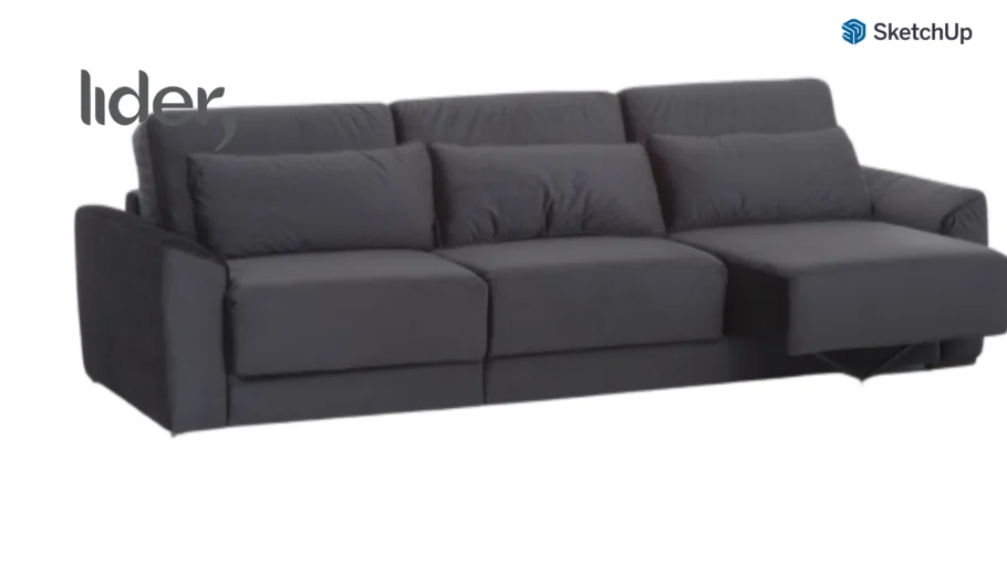 Sofá Slope M600 - Lider | 3D Warehouse