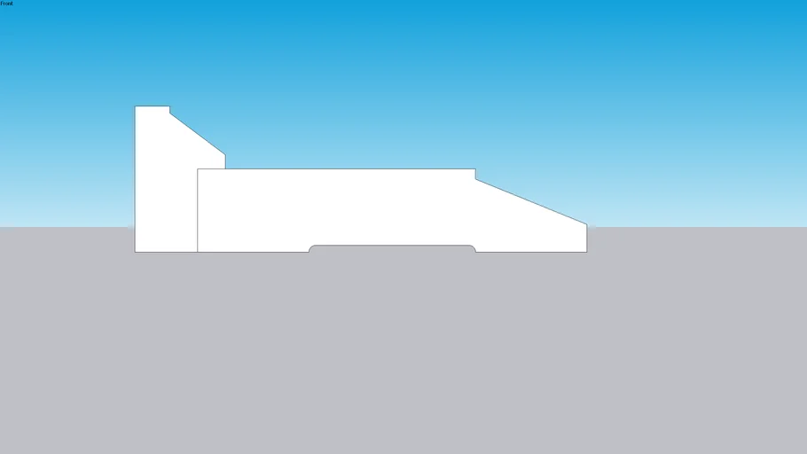 Step Casing with Backband | 3D Warehouse