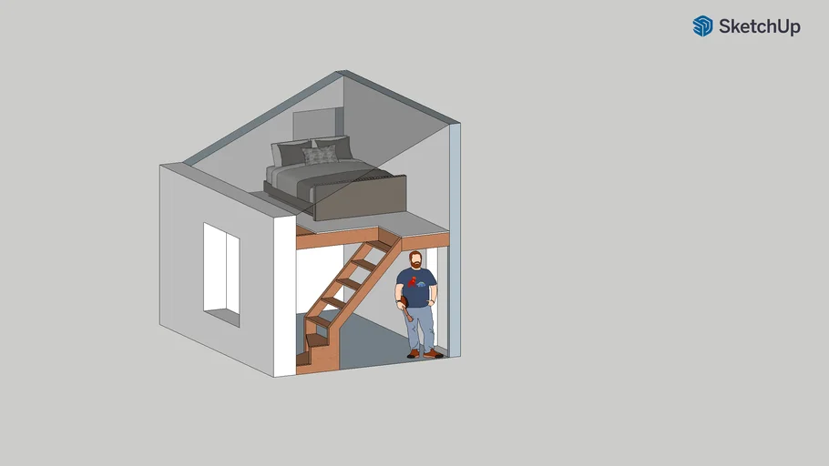 chambre Cyril et Cynthia | 3D Warehouse