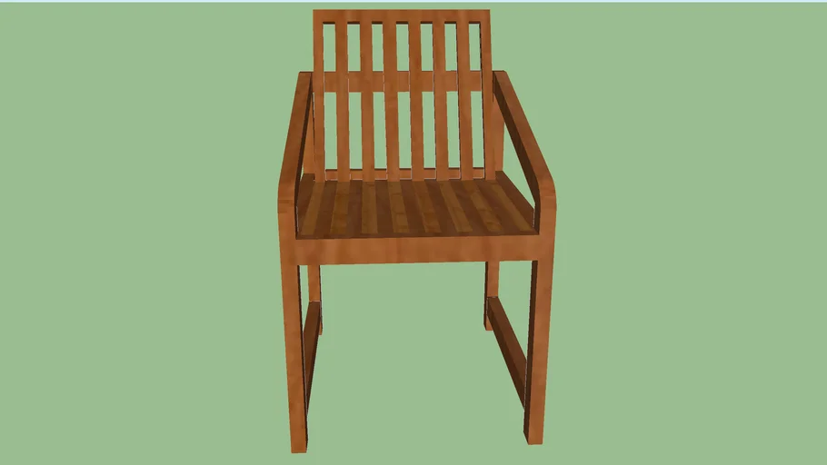 Kursi Kayu | 3D Warehouse