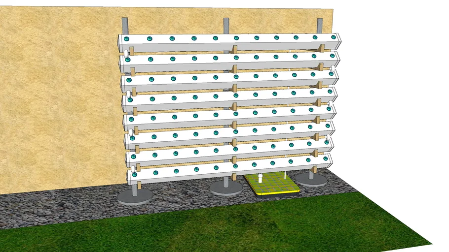 hydroponics tower 6 | 3D Warehouse
