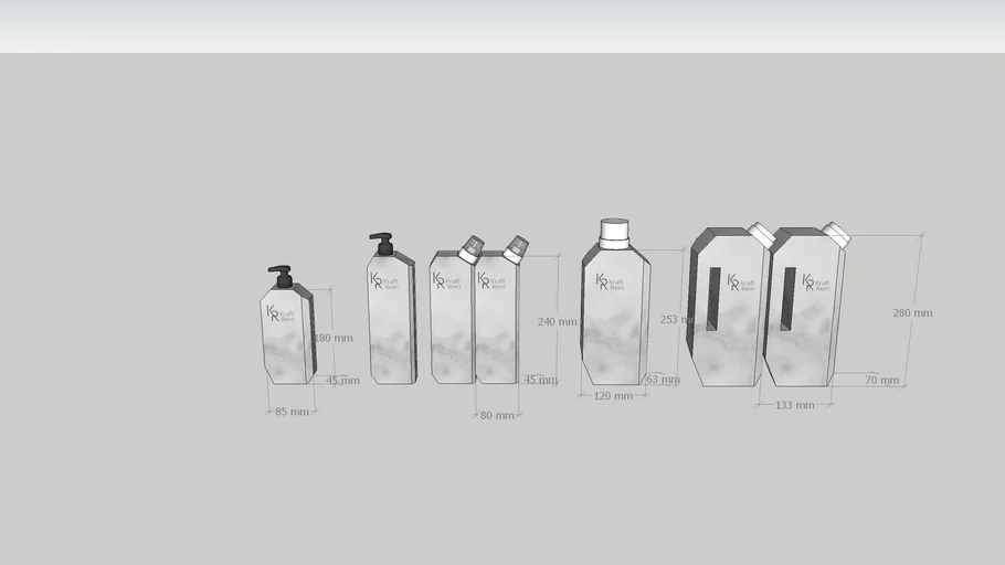 Liquid Soap pack 3.0. | 3D Warehouse