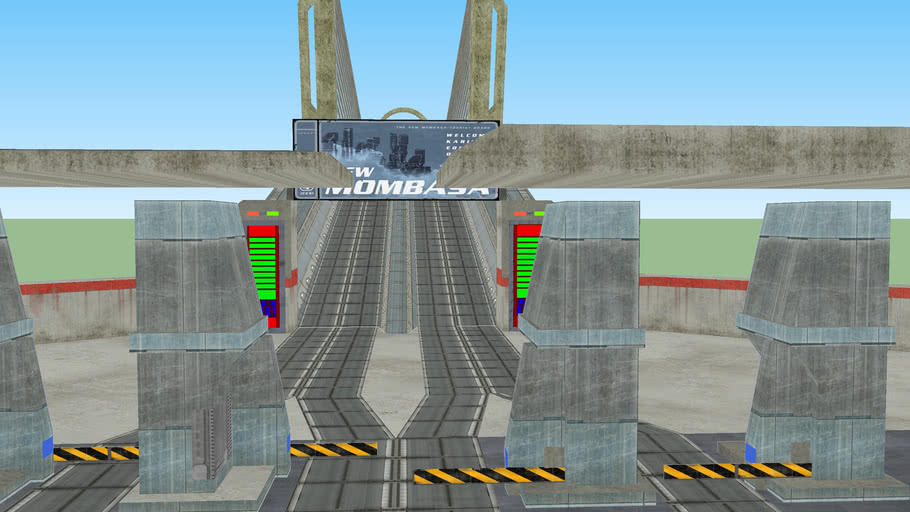 Halo 2 Mombasa Bridge updated | 3D Warehouse