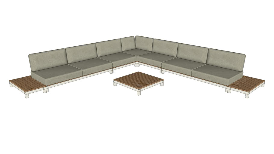 SUNS-Evora-Collection-2020-Loungeset-3h3 | 3D Warehouse